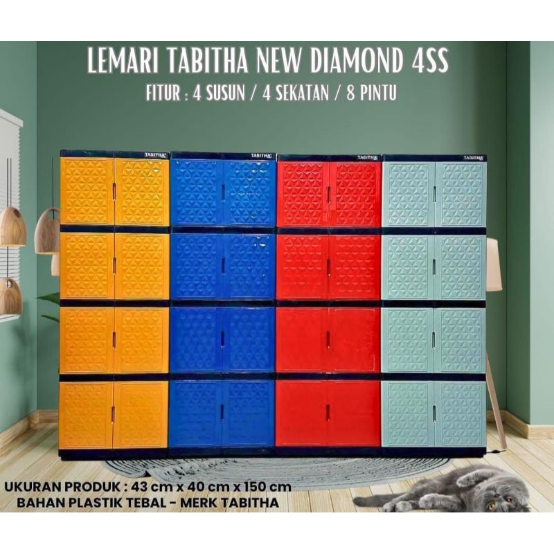 Jual Lemari pakaian Tabitha mini New Diamond | Shopee Indonesia