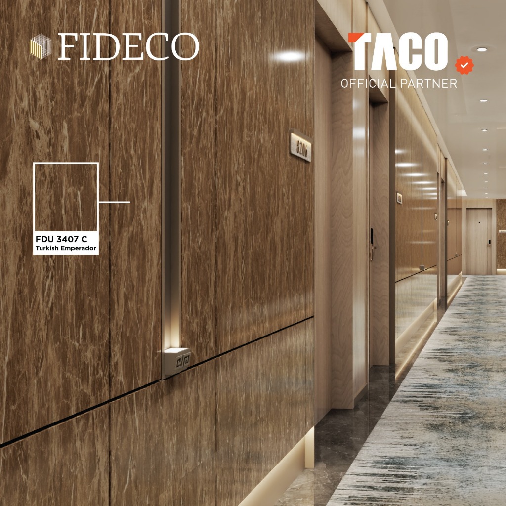 Jual TACO Fideco 2D Wall Panel Stone Series Tebal 3mm Ukuran 122cm x ...