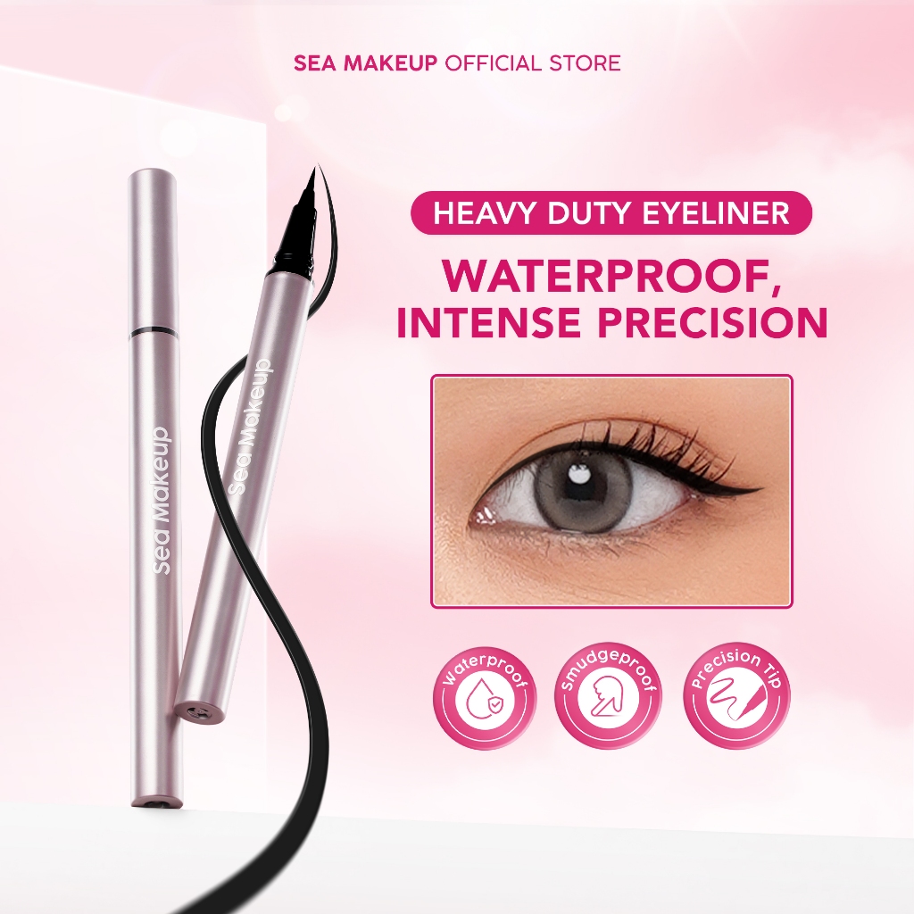 Jual Sea Makeup Heavy Duty Eyeliner – Eyeliner Waterproof Tahan Lama ...