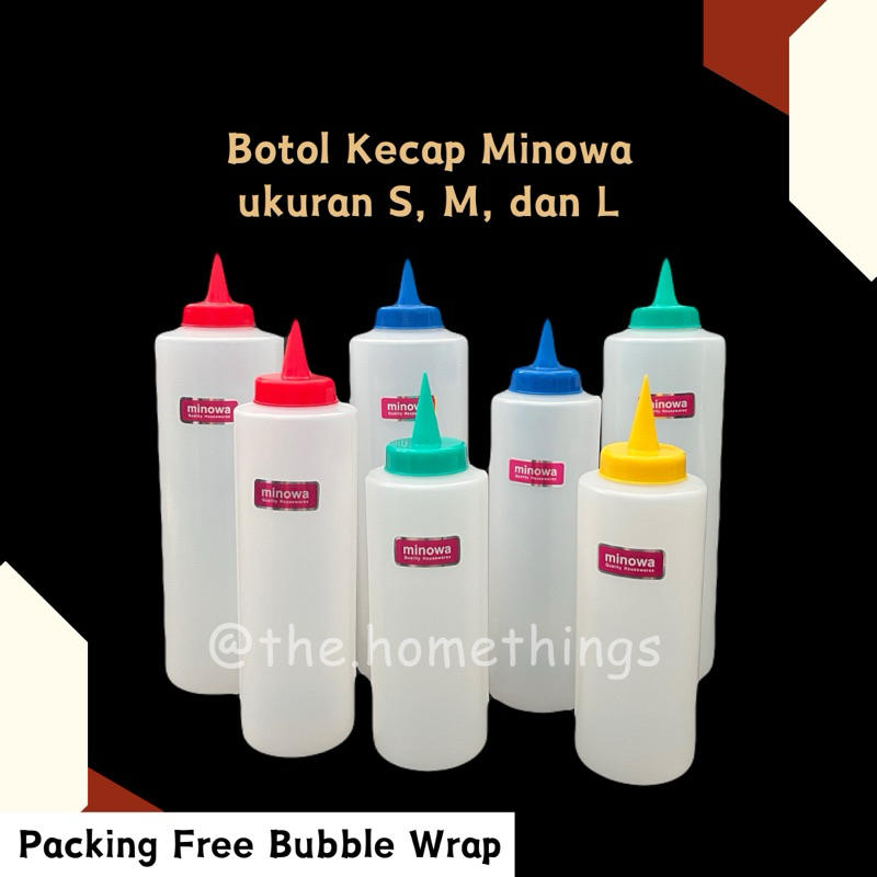 Jual @the.homethings - BOTOL KECAP PLASTIK YOSHIKAWA MINOWA UKURAN S, M ...