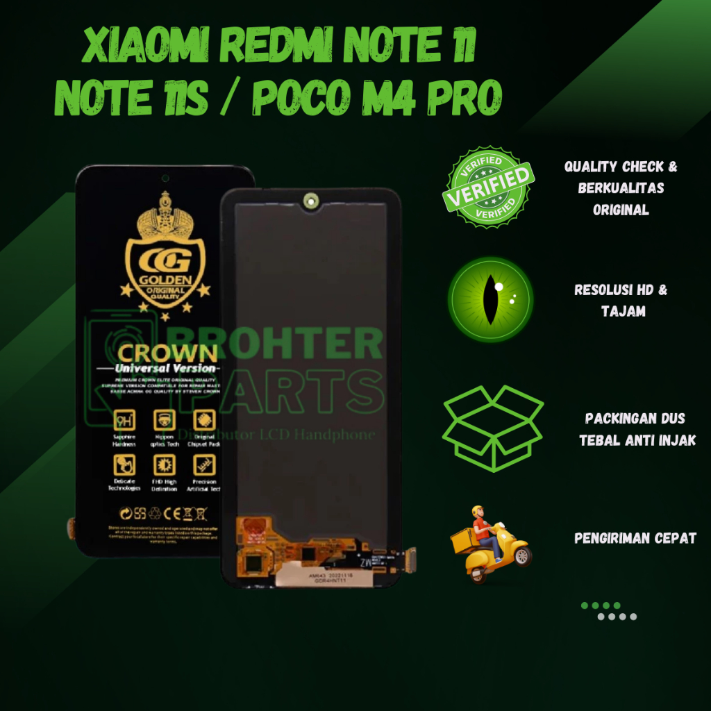 Jual LCD XIAOMI REDMI NOTE 11 / REDMI NOTE 11S / REDMI NOTE 12S / POCO M4 PRO 4G TOUCHSCREEN ...
