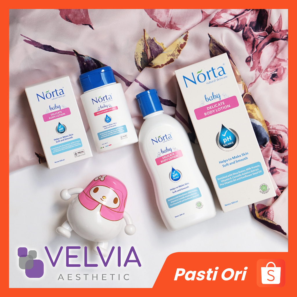 Jual Norta Baby Delicate Body Lotion 100mL & 300mL | Shopee Indonesia