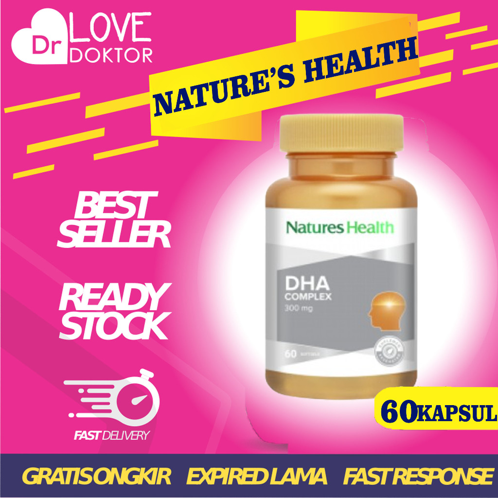 Jual NATURE'S NATURES NATURE HEALTH DHA COMPLEX 300 MG 300MG CEGAH ...