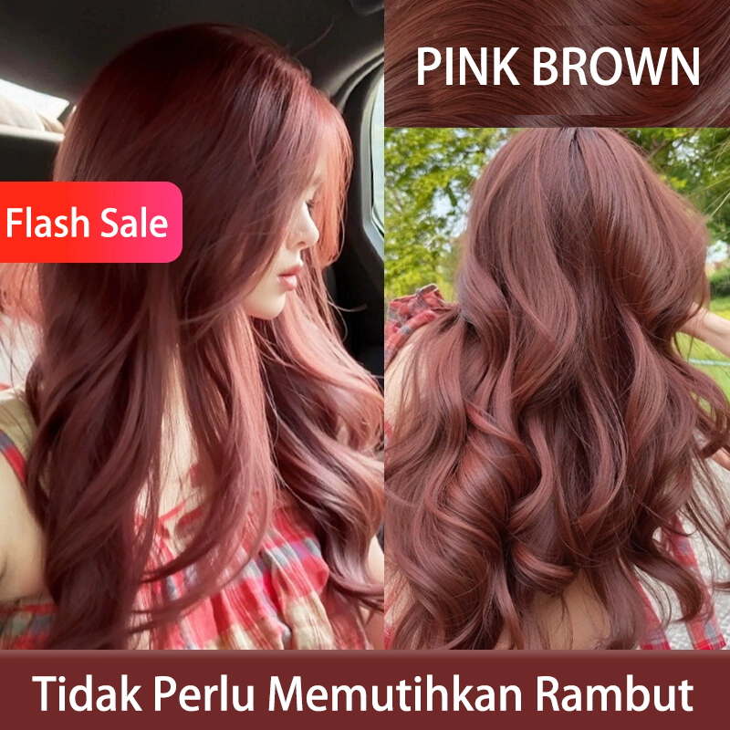 Jual [Ready] Cat Rambut Pink Brown Pewarna Rambut Ash Brown Permanent ...