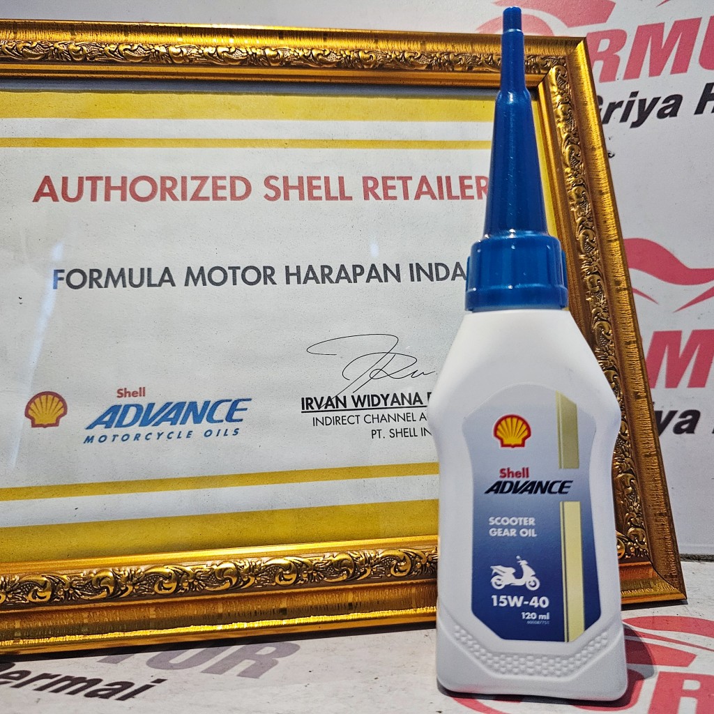Jual Oli Gardan Shell Scooter Gear Oil 15W-50 120ml - Oli Transmisi/CVT ...