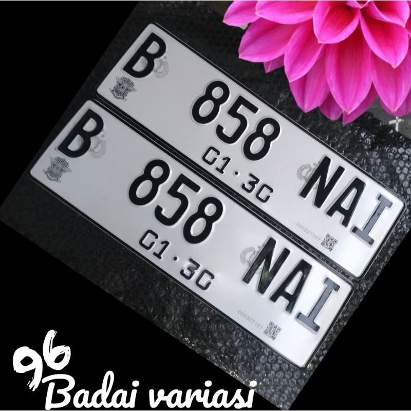 Jual plat reflektor barcode scanner Tribrata font terbaru | Shopee ...