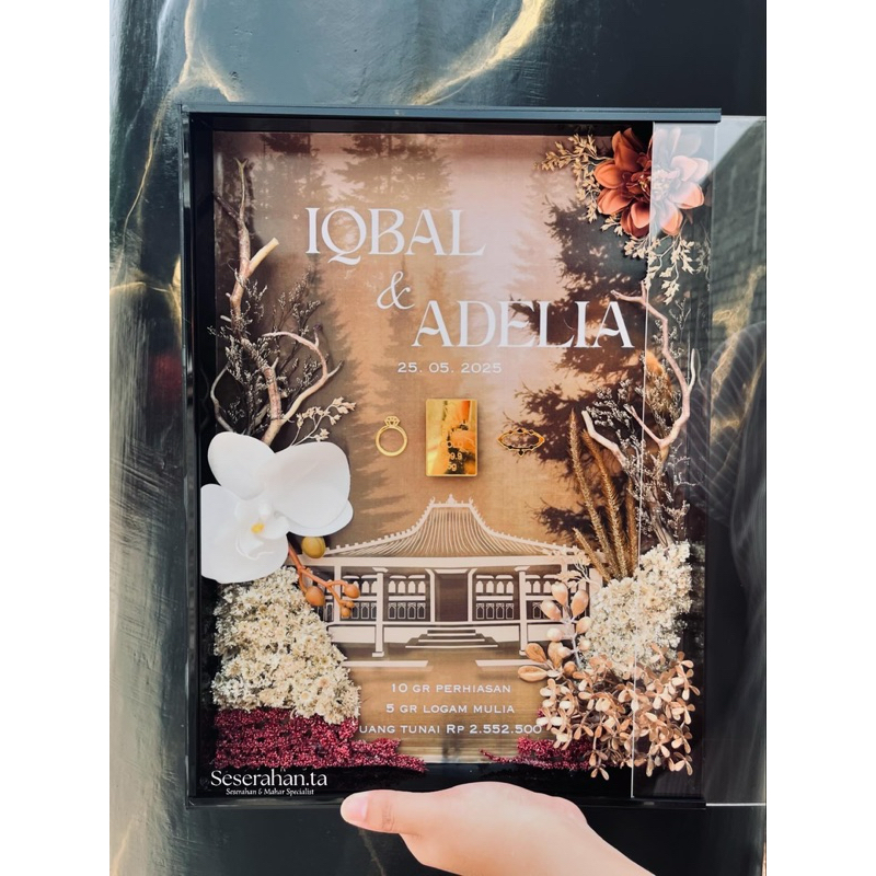 Jual Mahar Akrilik Background Printing Jawa Modern | Shopee Indonesia