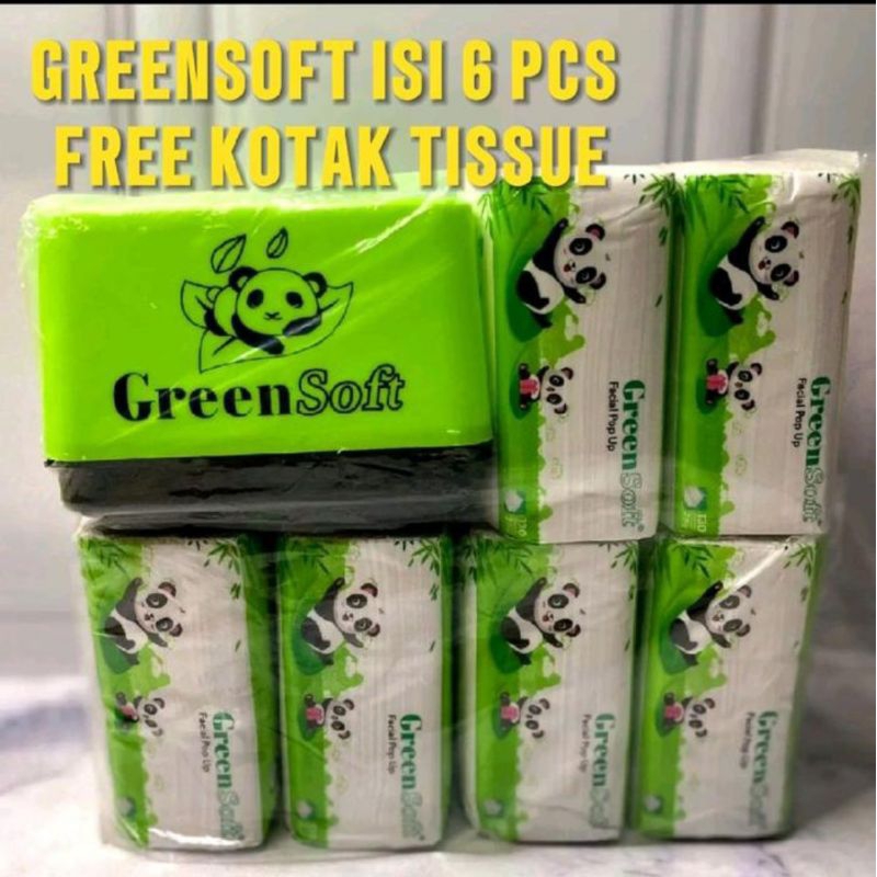 Jual tisu 6 pcs+box hijau | Shopee Indonesia