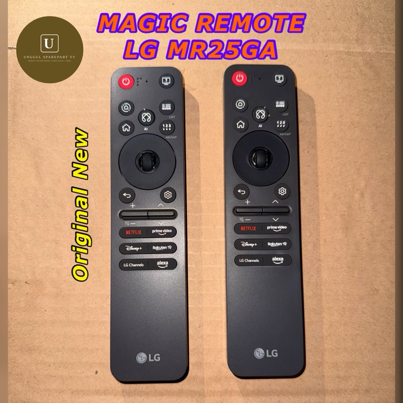 Jual REMOTE TV LG MAGIC REMOTE MR25GA MR25 TV LG ORIGINAL ORI NEW ASLI REMOTE LG SERIES 2025 ...