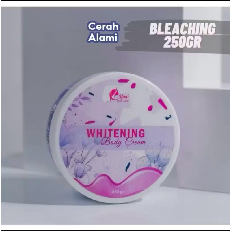 Jual BODY BLEACHING CREAM WHITENING 250g YONI SKINCARE | Shopee Indonesia