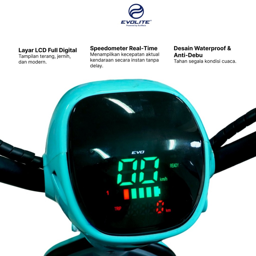 Jual DIGITAL SPEEDOMETER / METER DIGITAL SEPEDA LISTRIK EVOLITE ...