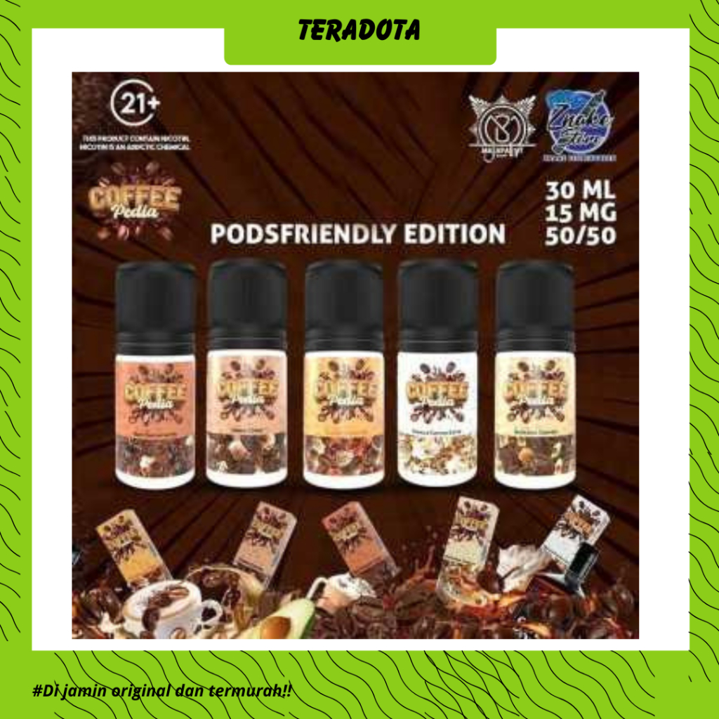 Jual COFFEEPEDIA SERIES PODS FRIENDLY 30ML BY MAJAPAHIT LIQUID AUTHENTIC | Shopee Indonesia