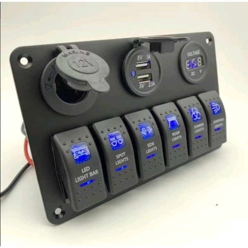 Jual Switch ARB panel set complete Panel dashboard add on universal ...