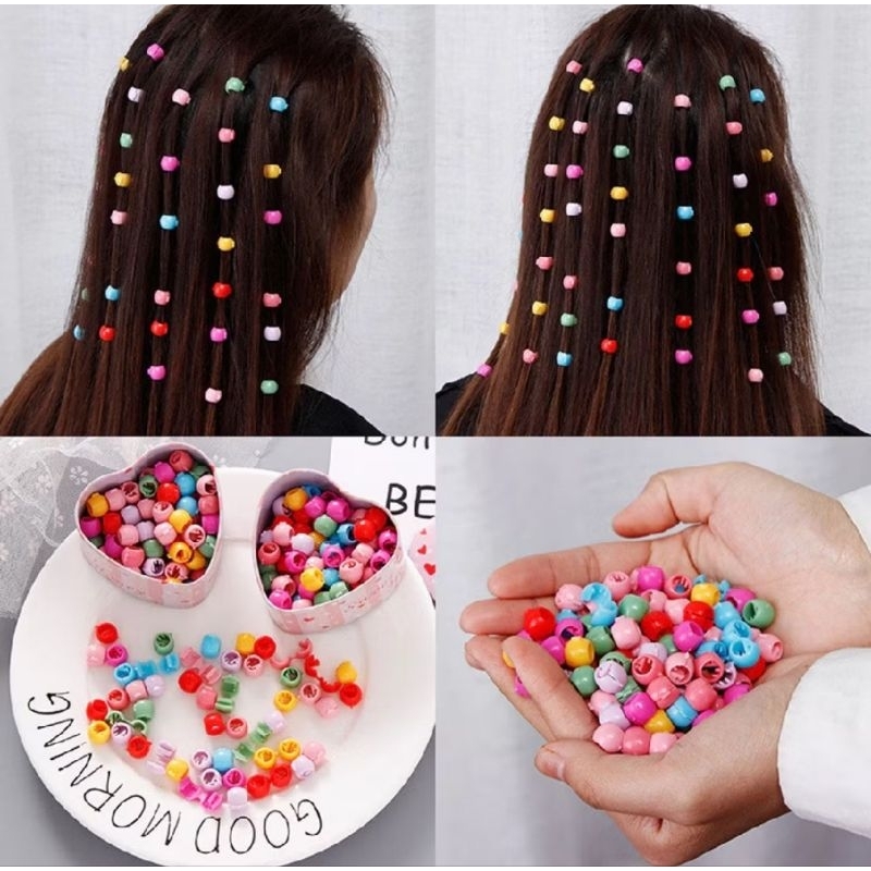 Jual JEPIT RAMBUT BULAT MINI ISI 30 PCS JEPITAN RAMBUT MODE HIT WARNA ...