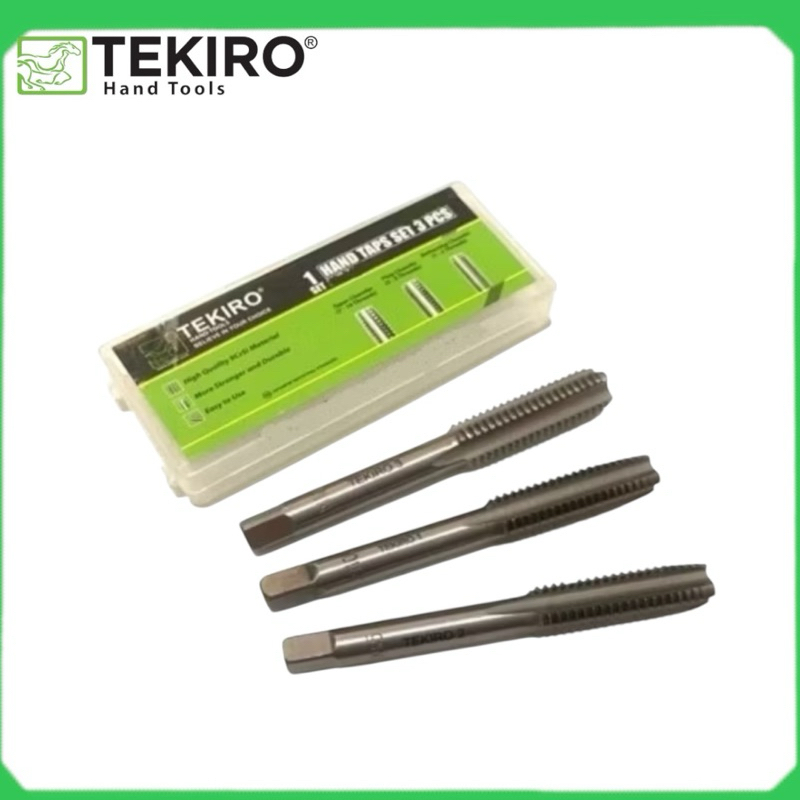 Jual Tekiro Hand Tap set 3pcs M3 M4 M5 Tap senai Drat Ulir | Shopee ...
