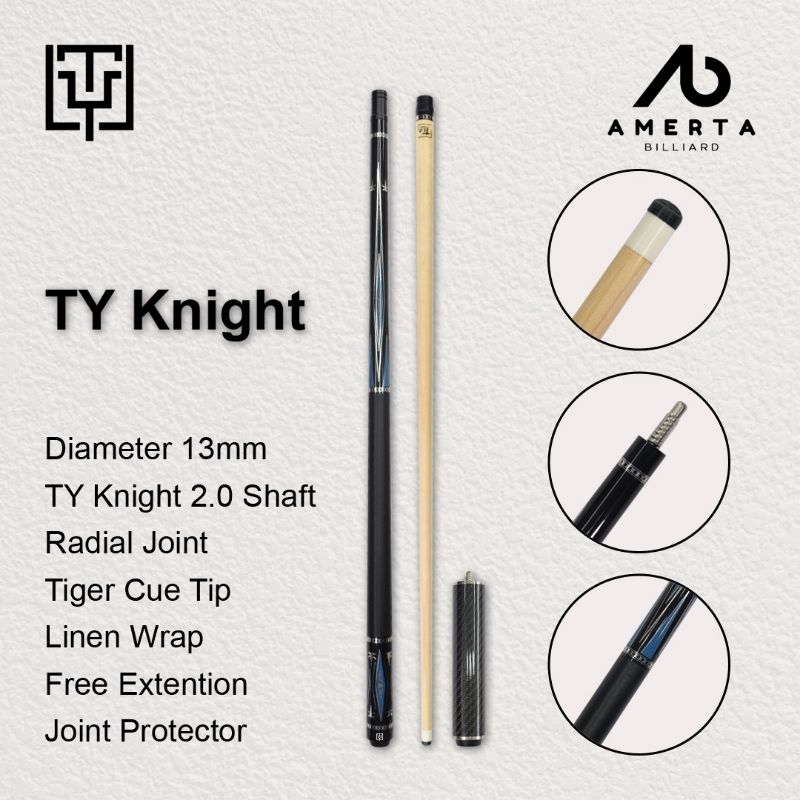 Jual TY Knight Blue Series By Fury Low Deflection Shaft 13mm Radial ...