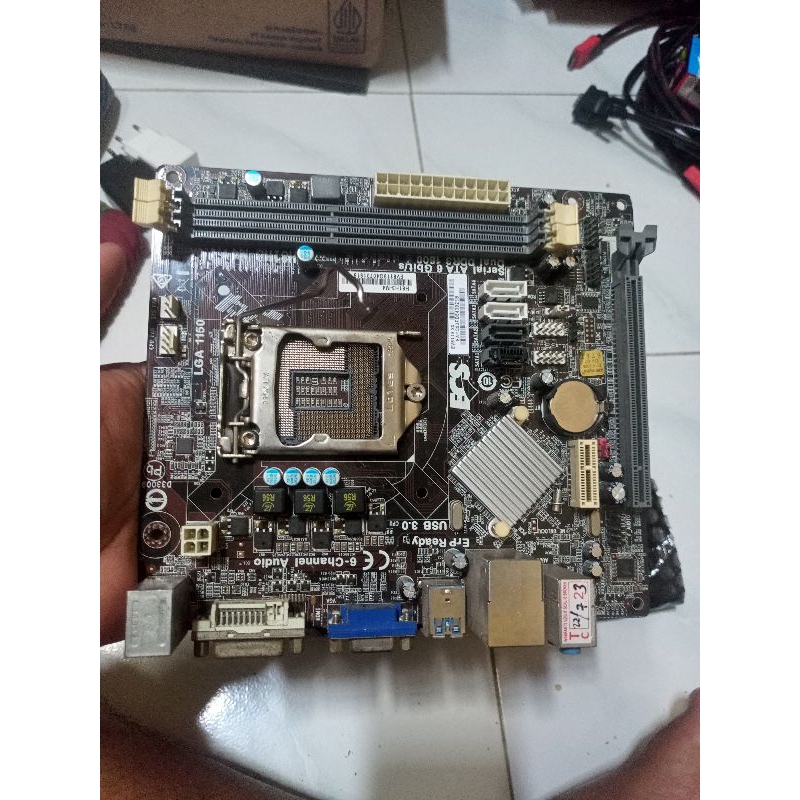 Jual Motherboard h81 ecs elitegroupRam ddr3 2x4gb Prosesor i3 4130 Hsf ...