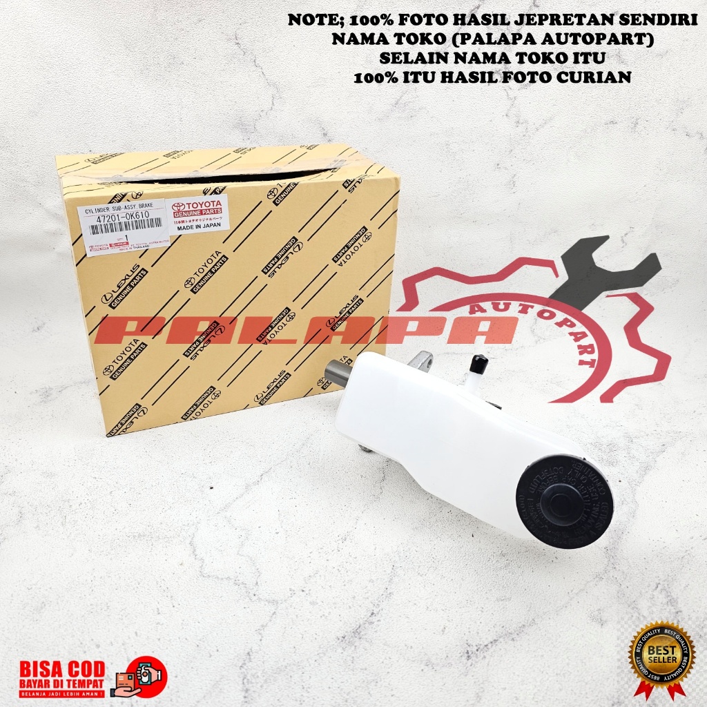 Jual BRAKE MASTER REM ATAS KOMPLIT TOYOTA HILUX REVO 47201-0K610 ...