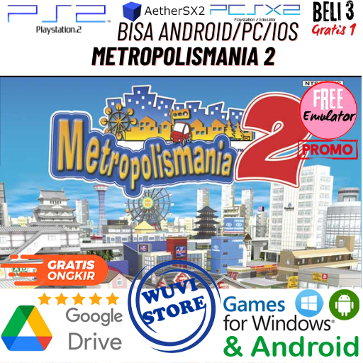 Jual PS 2 Metropolismania 2 | Bisa di PC / Android Plus Emulator | Beli ...