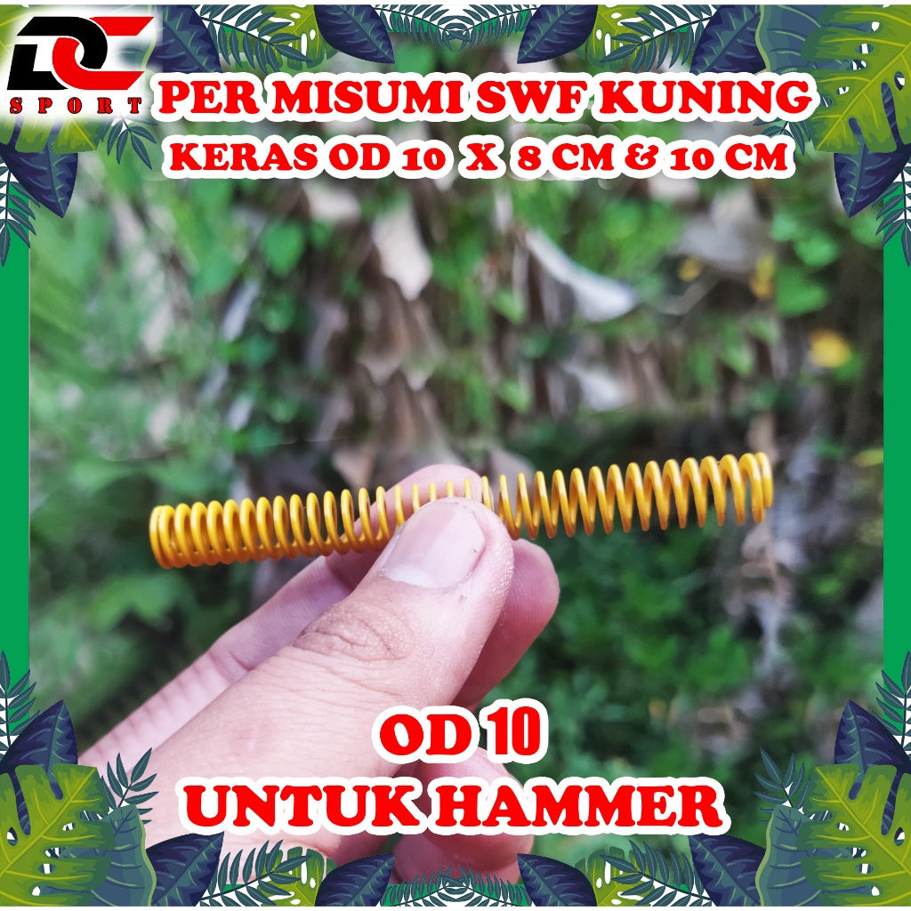 Jual per misumi SWF kuning OD 10 panjang 8 & 10 cm | Shopee Indonesia