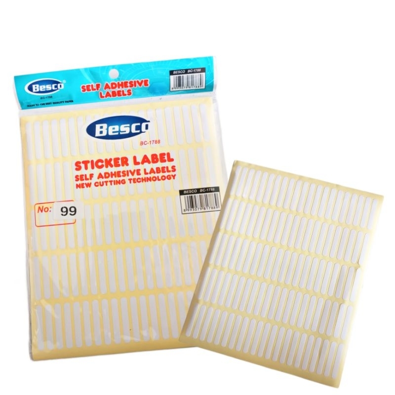 Jual Label Putih Besco No.99/Label Undangan/Label Kertas/Label Murah ...
