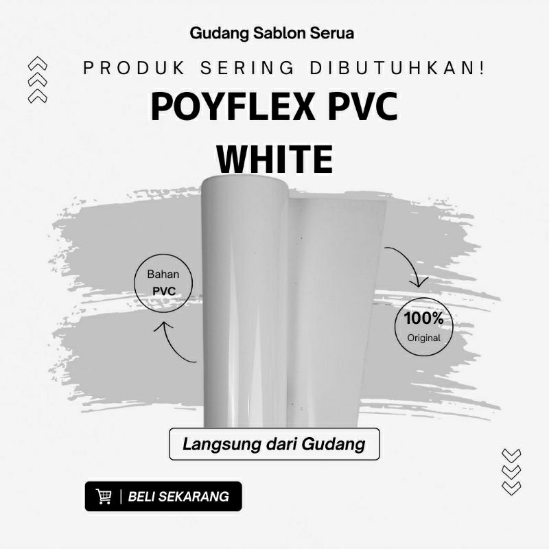 Jual Polyflex Pvc - White | Shopee Indonesia