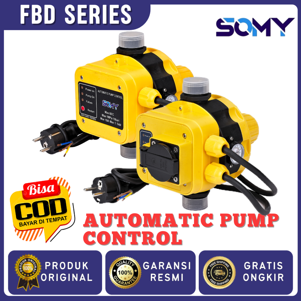 Jual Somy Otomatis Pompa Air FBD - 01 Pompa Pengontrol Saklar Tekanan ...
