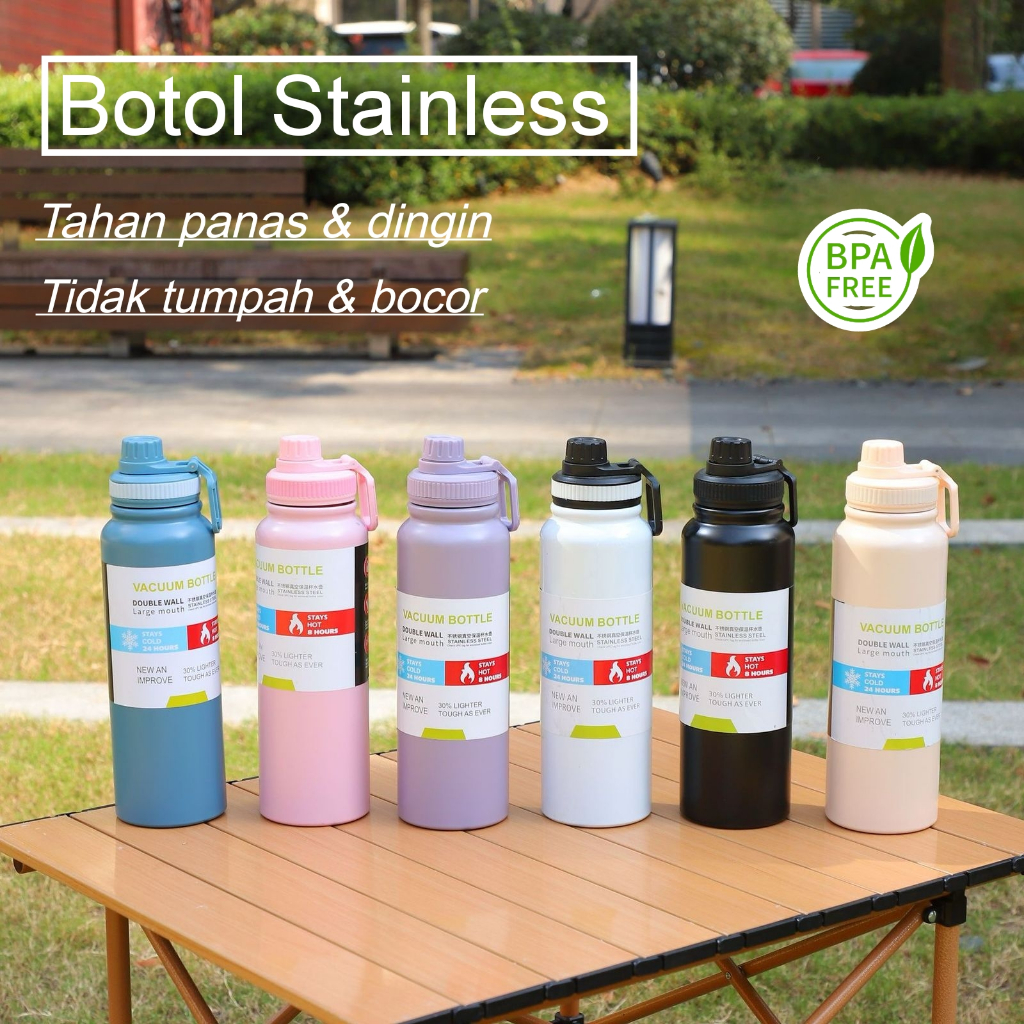 Jual 𝗠𝗮𝘁𝗮𝗺𝗮𝘁𝗮 𝗚𝗿𝗼𝘀𝗶𝗿 - Botol Minum Termos Sport Tumbler Minum 1Liter BPA FREE Tahan Panas ...