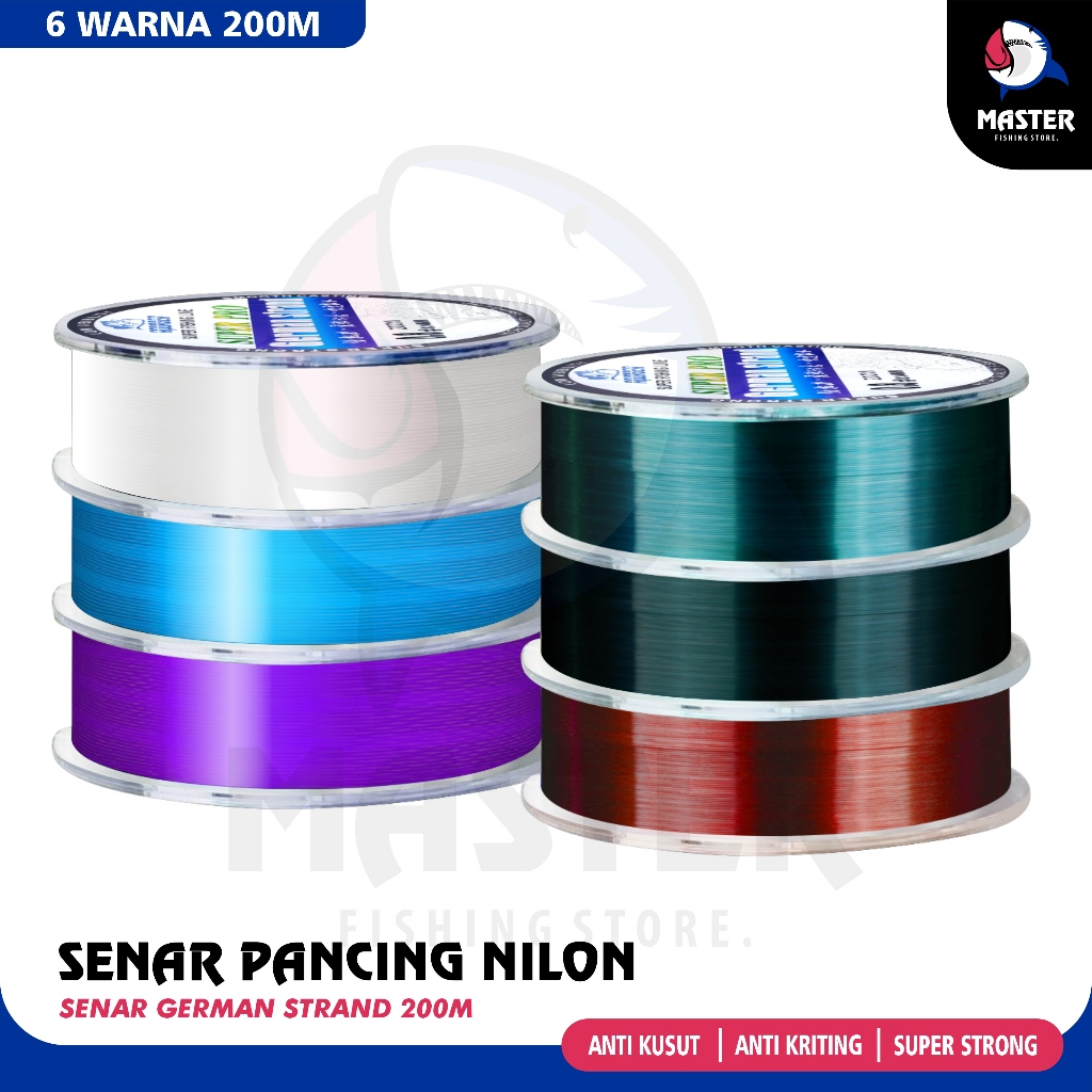 Jual MFS - Tali Pancing Germany Fishing Line 200m Senar Pancing Premium ...