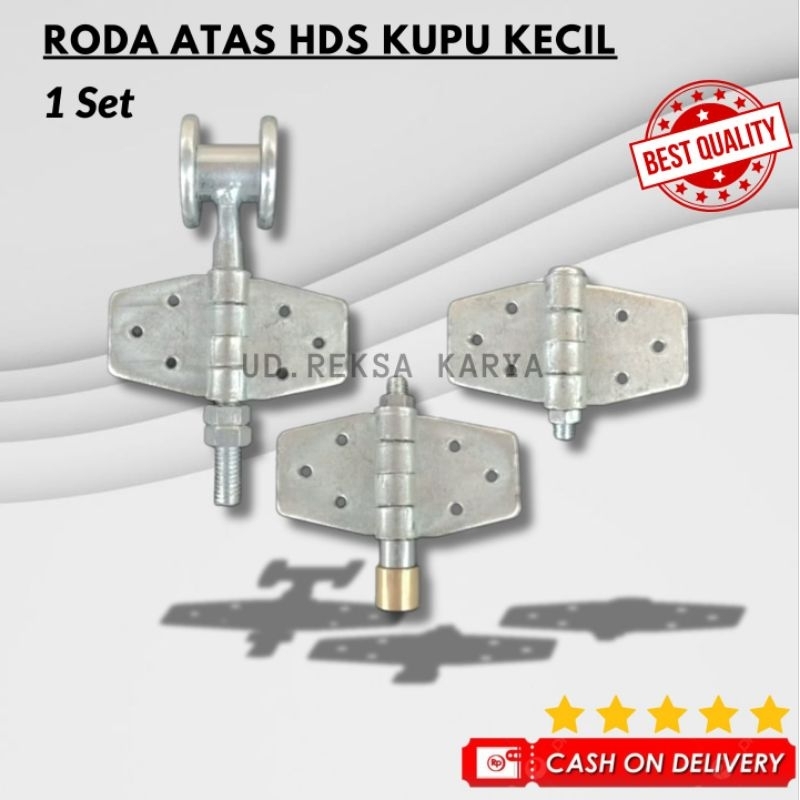 Jual (1 SET) Engsel Henderson Kupu Kecil | Roda Atas Besar | Engsel ...