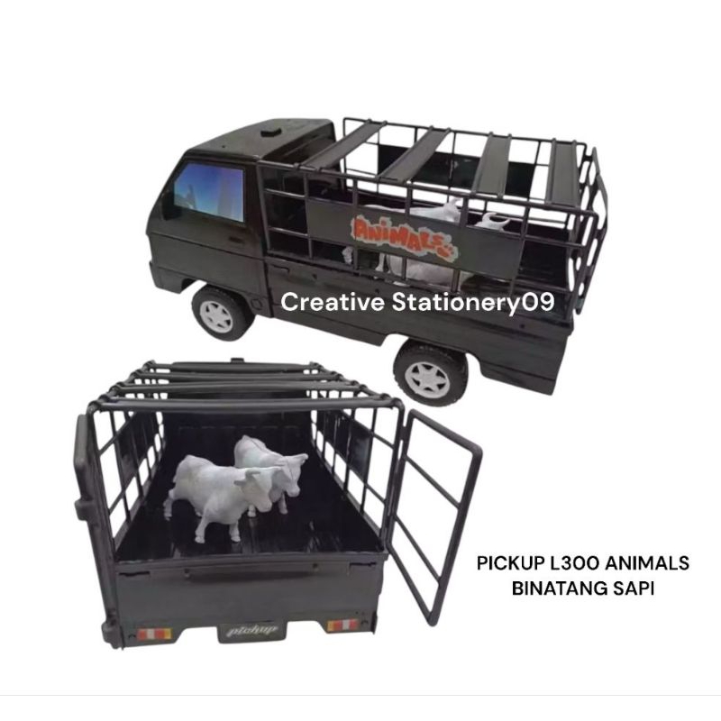 Jual Mainan Mobil Pick Up L300 ANIMAL Sapi Dan Kuda / Mainan Pickup ...