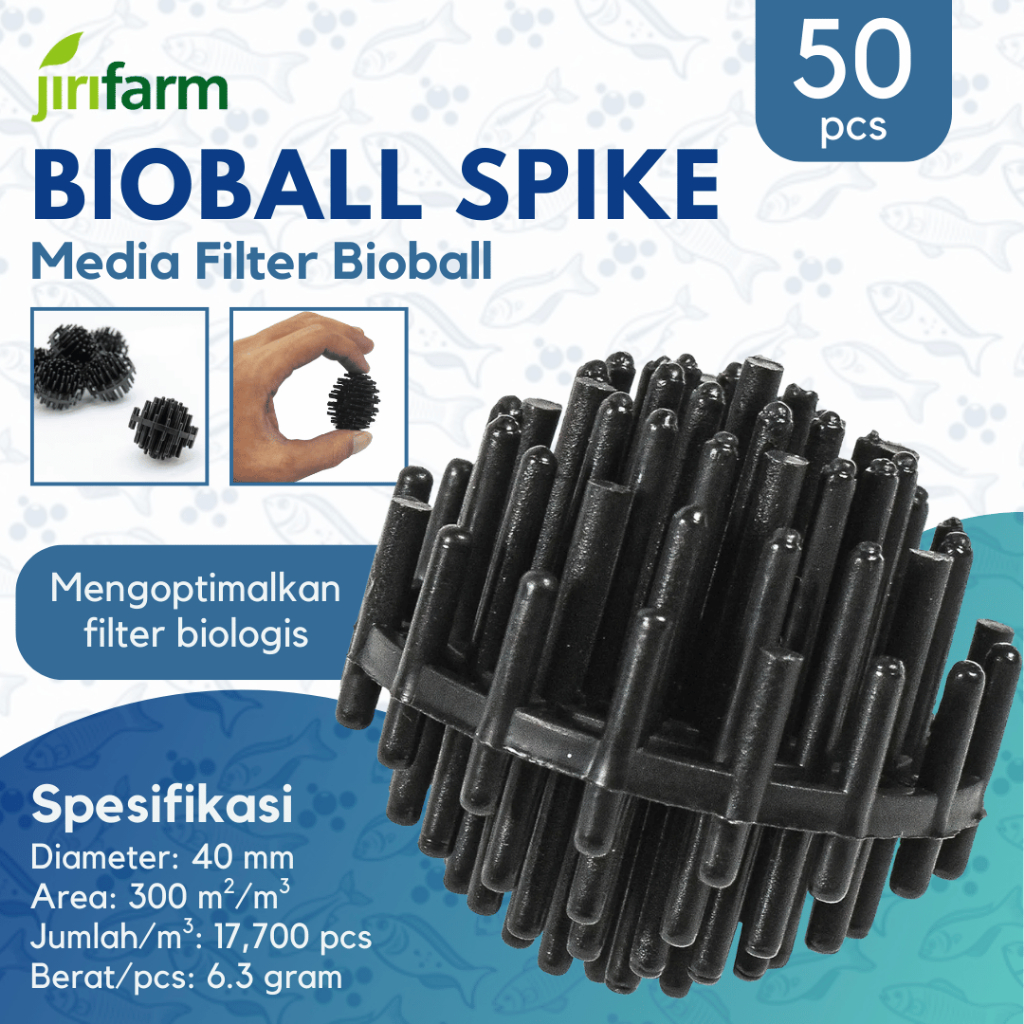 Jual JIRIFARM - Bioball Spike Media Filter Aquarium Kolam Ikan Koi ...