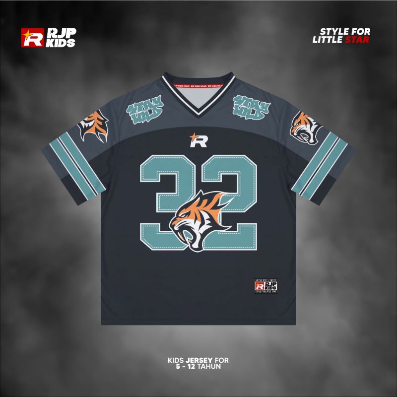 Jual Rjp//jersey anak streetwear number series//oversize//vintage ...