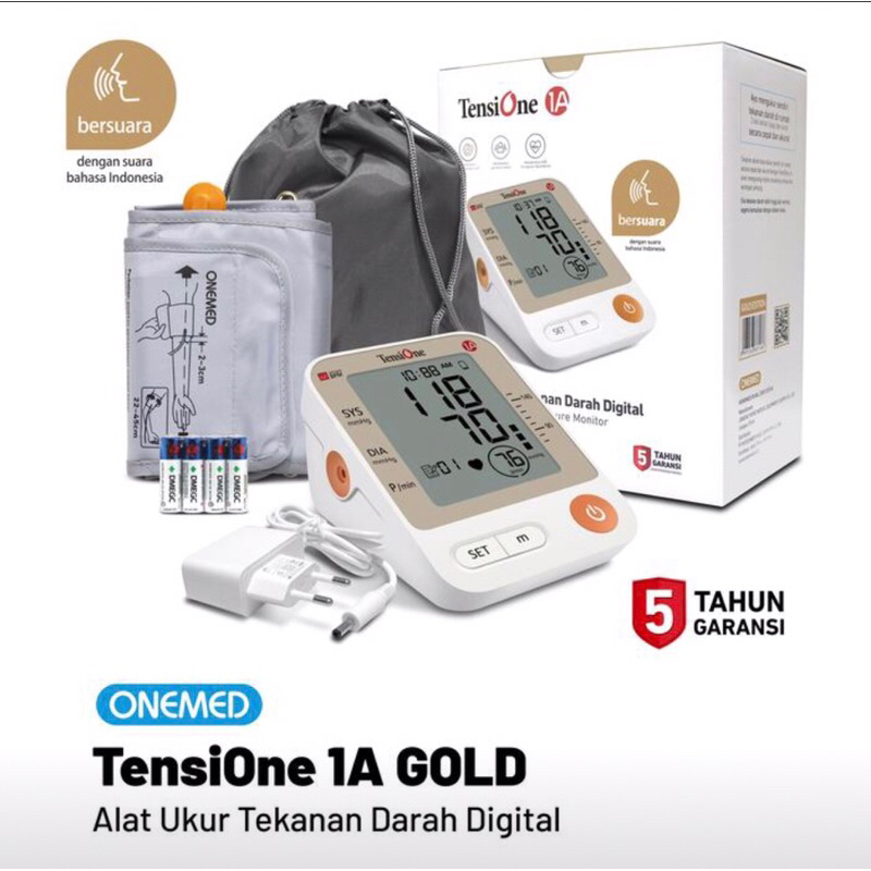Jual TENSIMETER DIGITAL SUARA TENSIONE A1 ONEMED / TENSIMETER DIGITAL ...