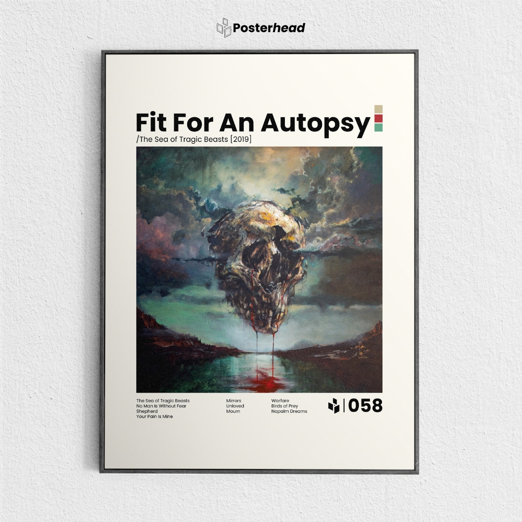 Jual Poster Fit For An Autopsy - The Sea Of Tragic Beast - Frameblock ...