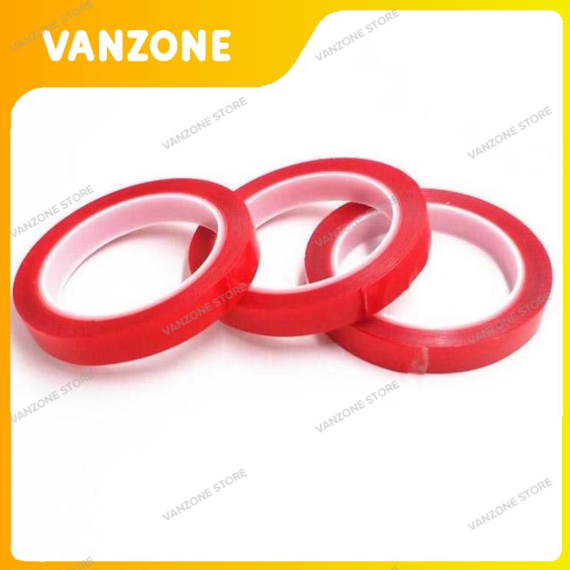 Jual Double Tape Bening Dua Sisi Perekat Super Kuat Transparan Acrylic ...