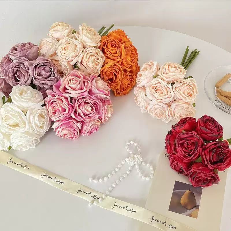 Jual Rose/1 bunga mawar/bunga buatan/Bunga dekorasi hotel/Bunga ...