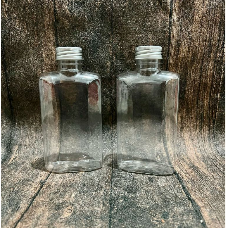 Jual Botol Jack'D 300ml / Botol Plastik Gepeng 300 ml Tutup Ulir Aluminium Silver ( MIn 10 ...