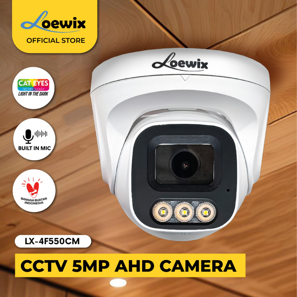 Jual LOEWIX Kamera CCTV 5MP AHD Indoor Ultra HD - Kamera Pengawas ...