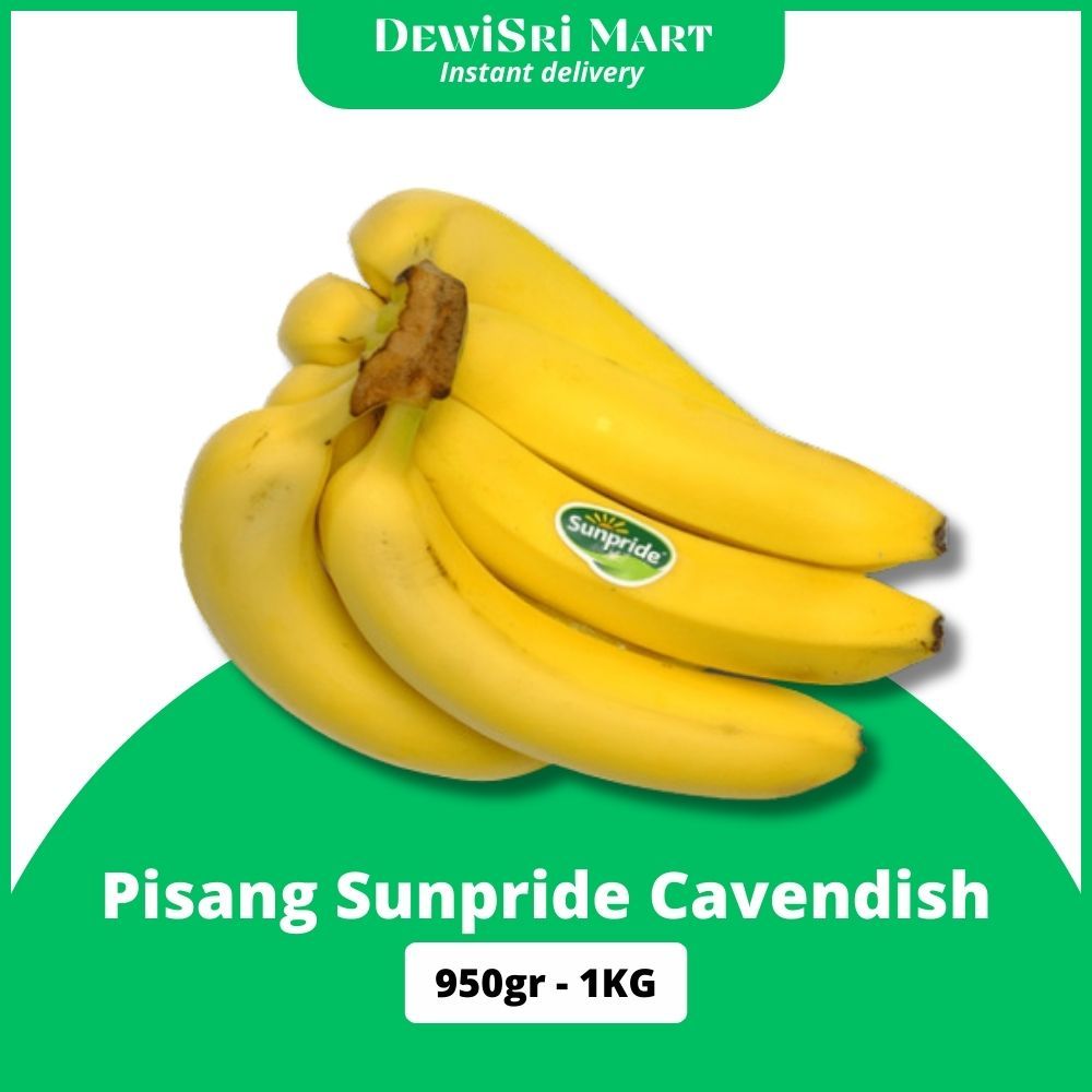 Jual Pisang Sunpride Cavendish 950gr-1kg - Dewi Sri Mart | Shopee Indonesia