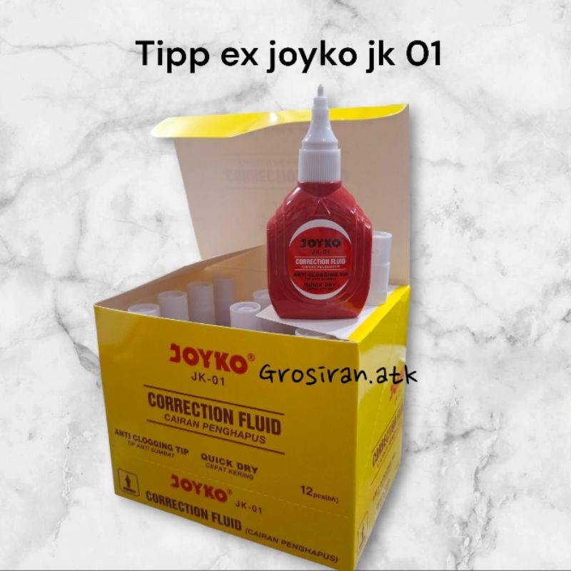 Jual TIPP EX JOYKO JK-01/STIPO CAIR JOYKO/CORRECRION PEN JOYKO | Shopee ...