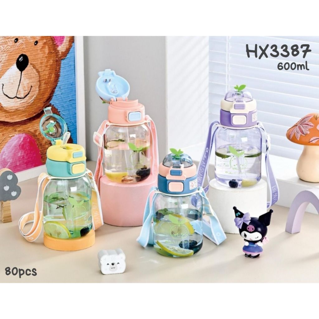 Jual BOTOL MINUM ANAK / BOTOL BABY GEMOY KIDS 600ML BPA FREE GAGANG DAN ...