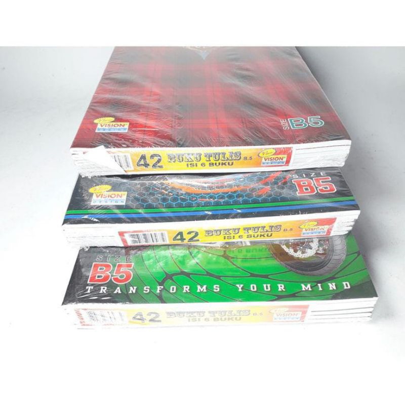 Jual buku kampus vision b5 per pack (6 pcs) | Shopee Indonesia