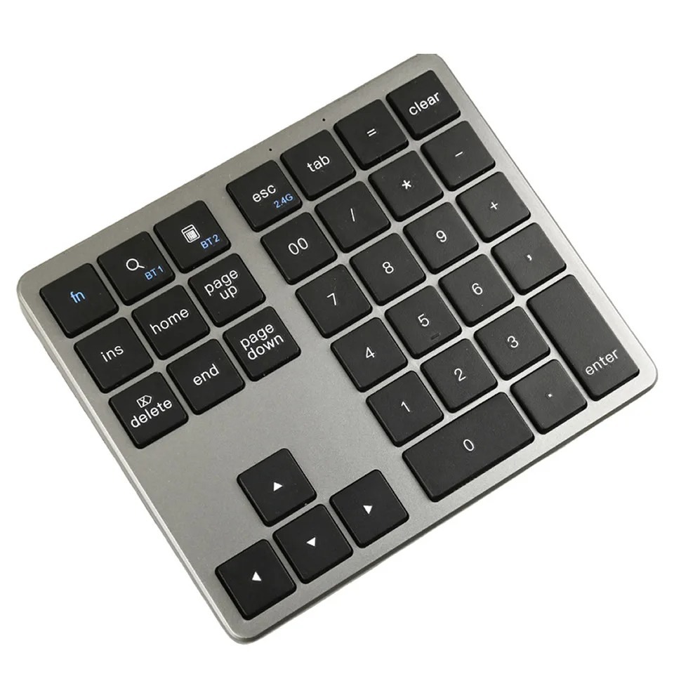 Jual Numeric V4 Wireless 2.4G Bluetooth Silent Click Numpad Keypad ...