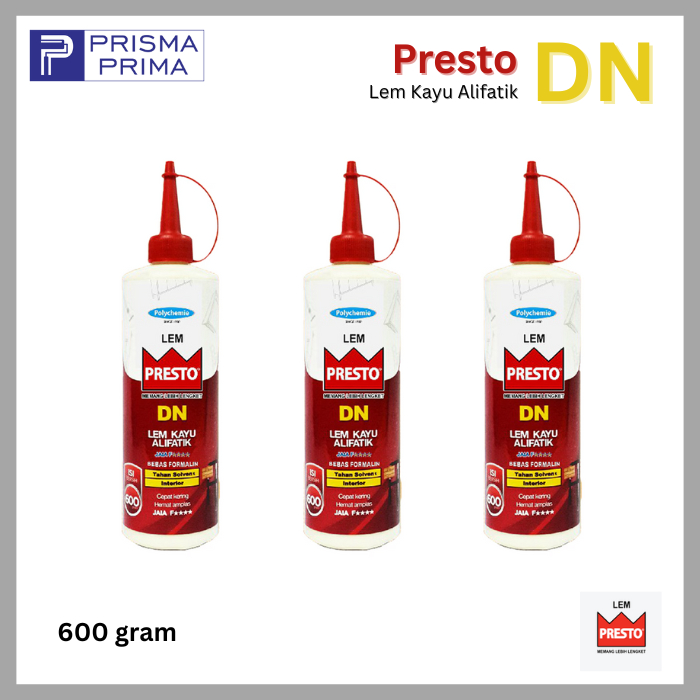 Jual Lem Kayu Presto DN Alifatik Kayu HPL 600 gr gram | Shopee Indonesia