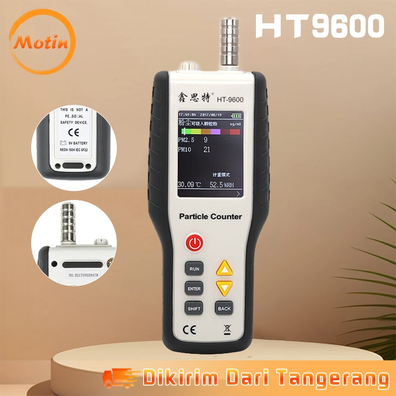 Jual Digital Particle Counter Tester HT9600 PM2.5 Counter Air Quality ...