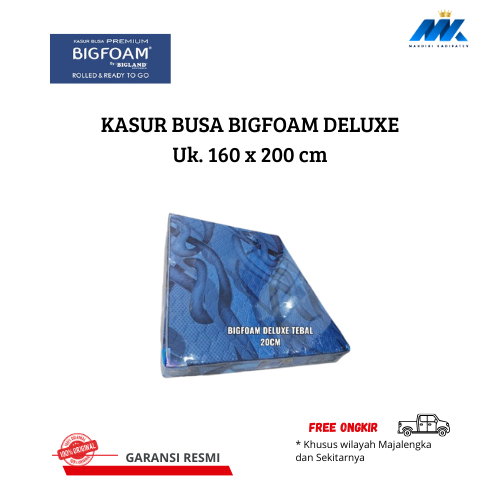 Jual Kasur Busa / Matras Busa Bigfoam Deluxe Ukuran 160 x 200 tebal 20 ...
