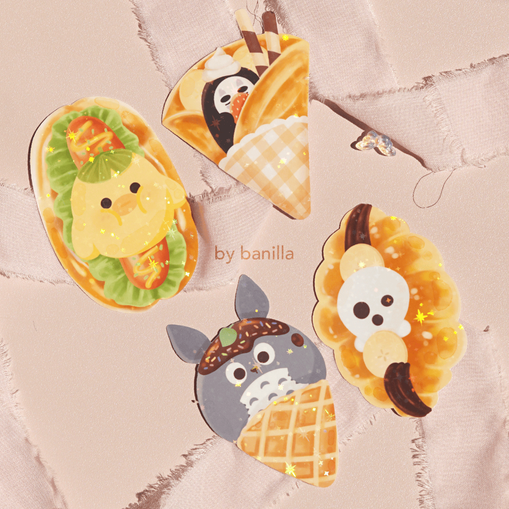 Jual Ghibli Bakery Inspired Sticker Hologram | Shopee Indonesia