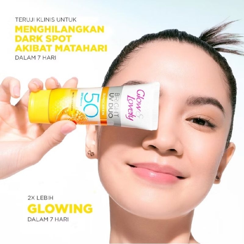 Jual Glow & Lovely Sunscreen Wajah UV Duo SPF 50 15g & 30g | Shopee ...