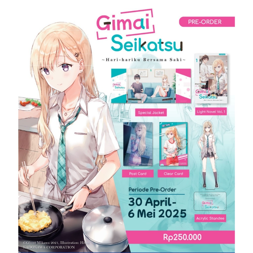 Jual Light Novel: Gimai Seikatsu 1 - Special Set by Ghost Mikawa ...